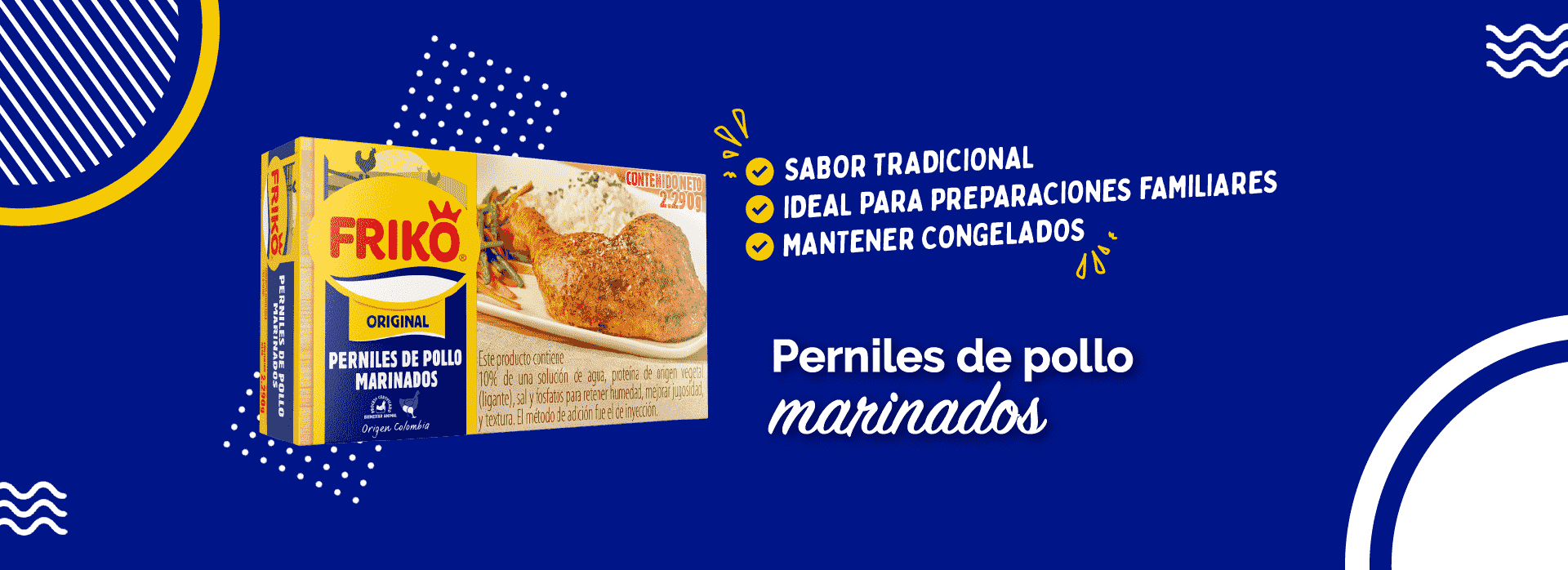 Perniles de pollo Friko